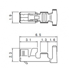 SXA-001T-P0.6_JST_端子_接插件_耐尔商城